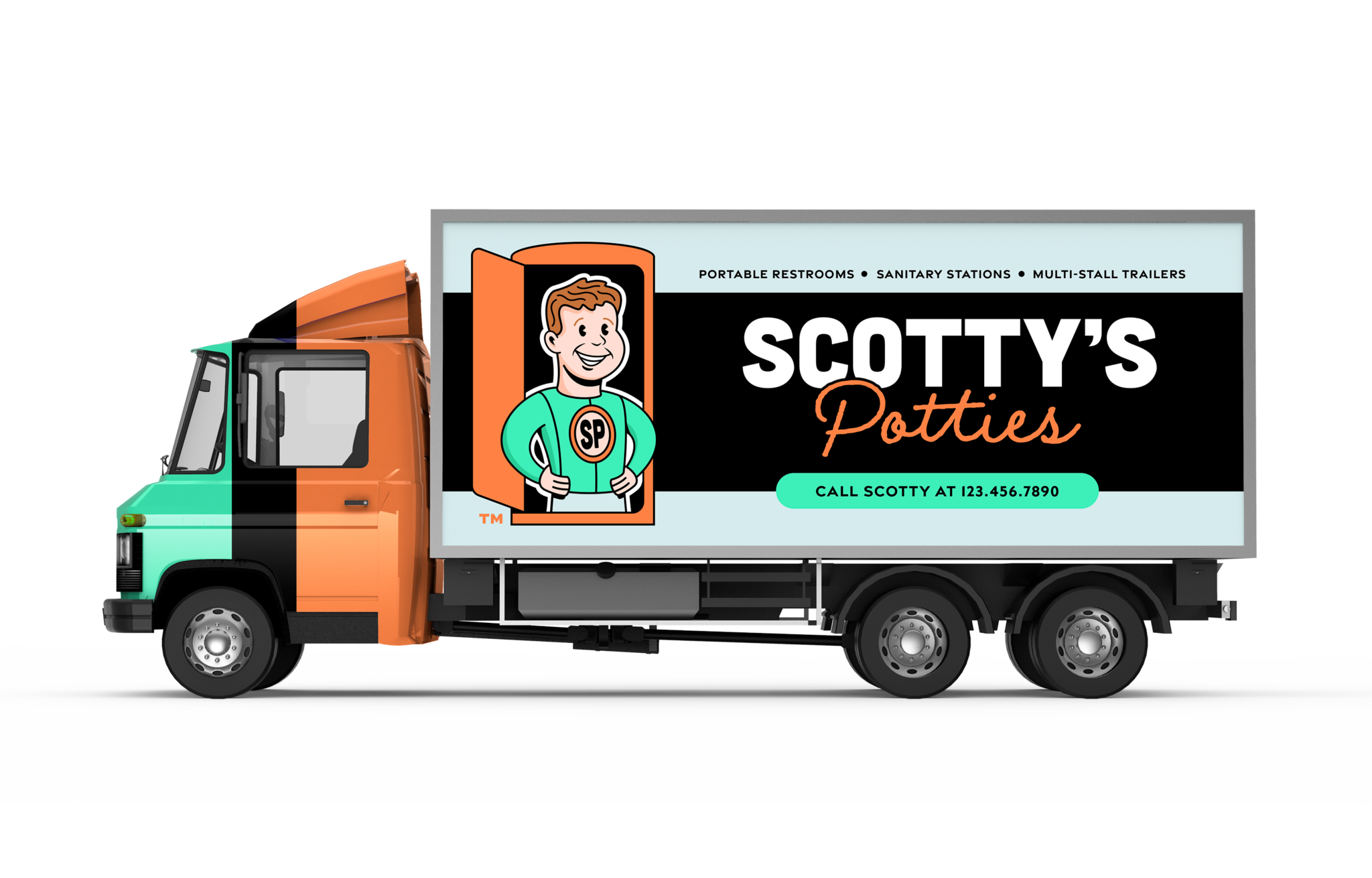 Scotty's Potties - Creative Chameleon Studio
