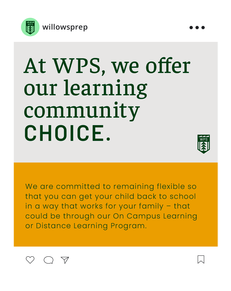 Willows Preparatory School - Private School Logo & Branding