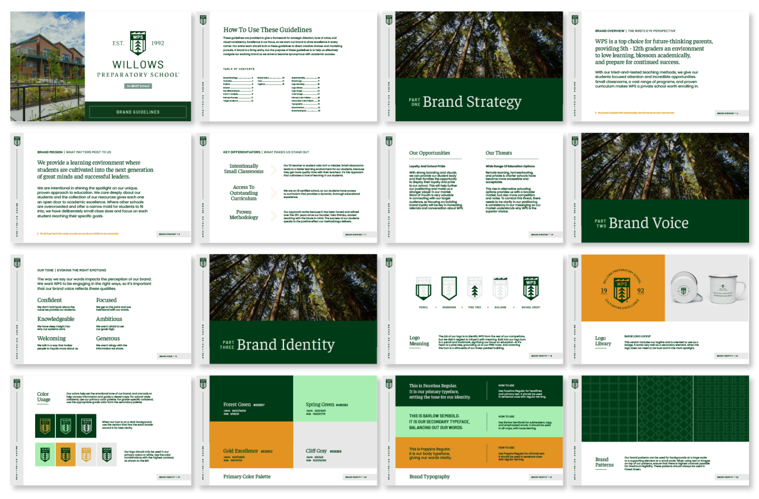 Willows Preparatory School - Private School Logo & Branding